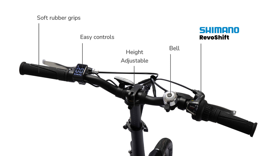 VALK Shuttle 5 Electric Folding Bike - Dark Grey – Valk Ebikes