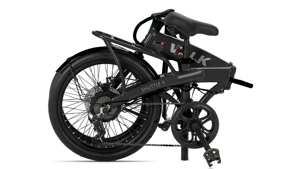 Shuttle 5 Electric Folding Bike - Dark Grey – Valk Ebikes