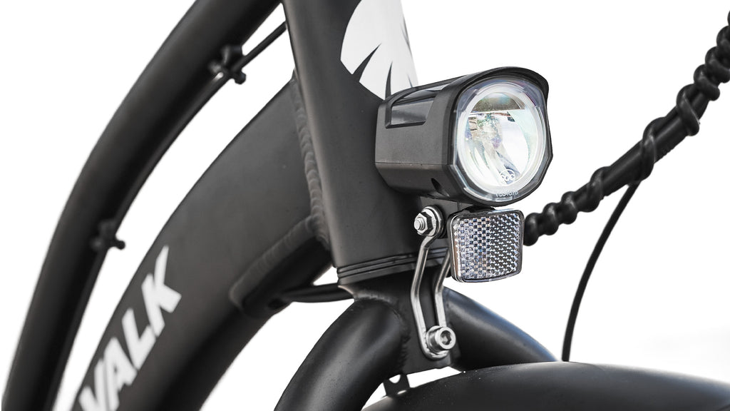 Valk Electric Fat Tyre Cruiser Bike - Matte Black – Valk Ebikes