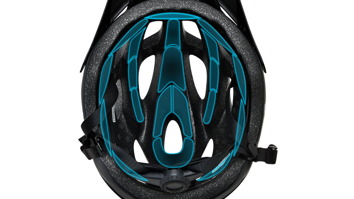 Adjustable Mountain Bike Helmet - Blue – Valk Ebikes