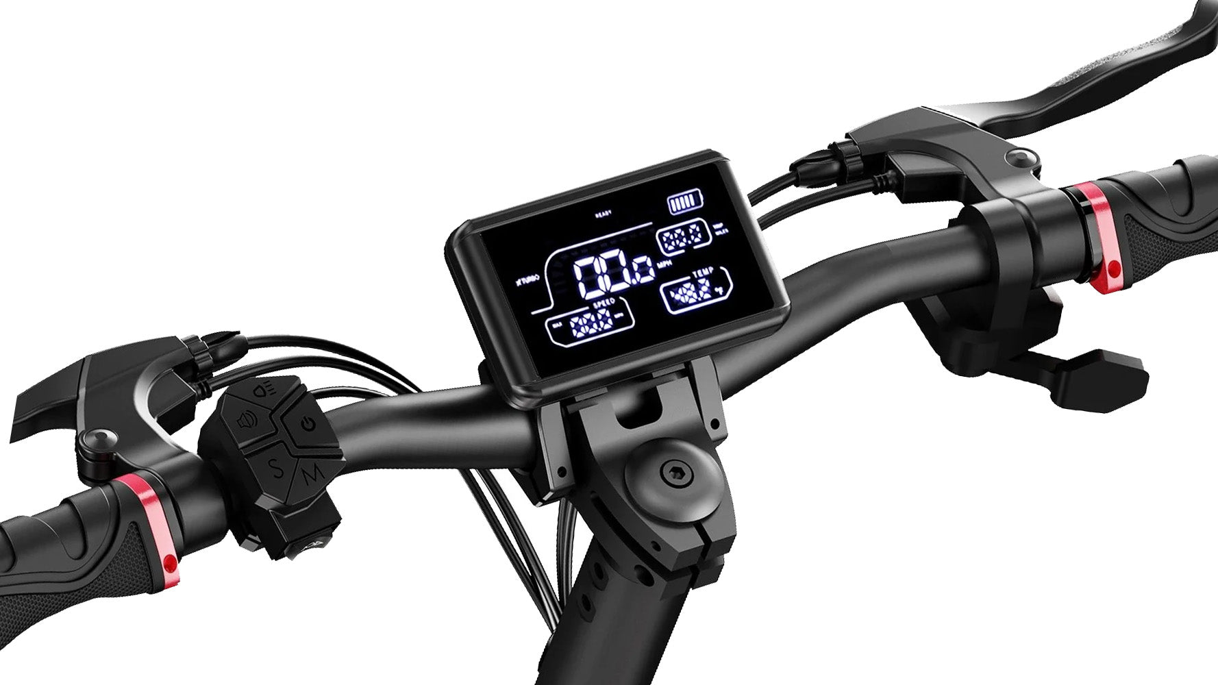 Primal 9 Dual Motor - Black/Red – Valk Ebikes